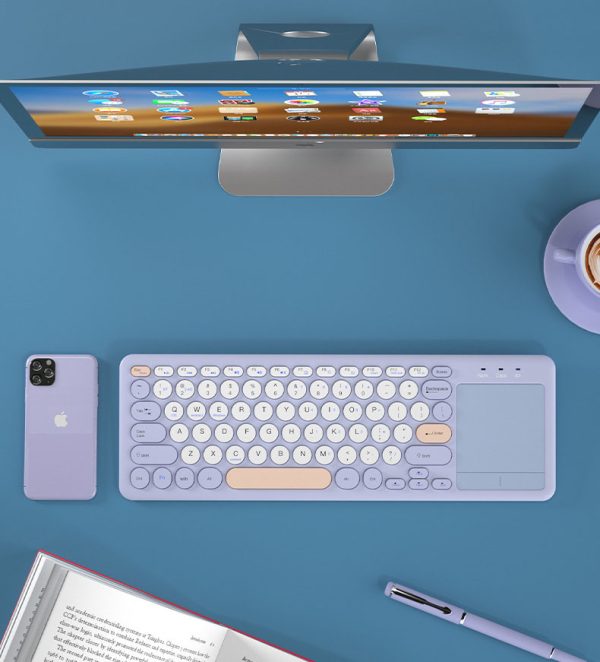 Bluetooth & Wireless Keyboard With Touchpad - IOS / Windows