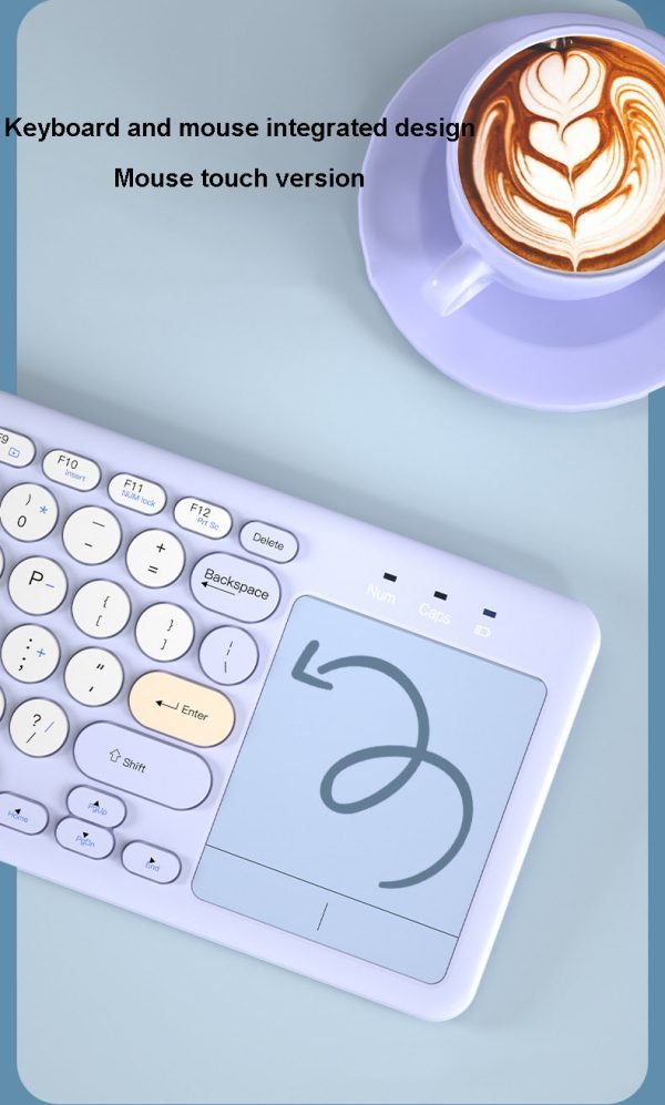 Bluetooth & Wireless Keyboard With Touchpad - IOS / Windows